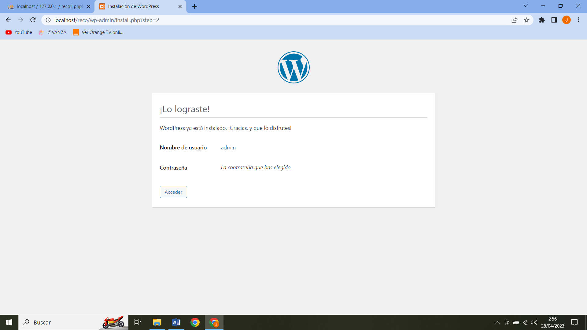 Pasos para instalar WordPress en XAMPP - Paco Salcedo