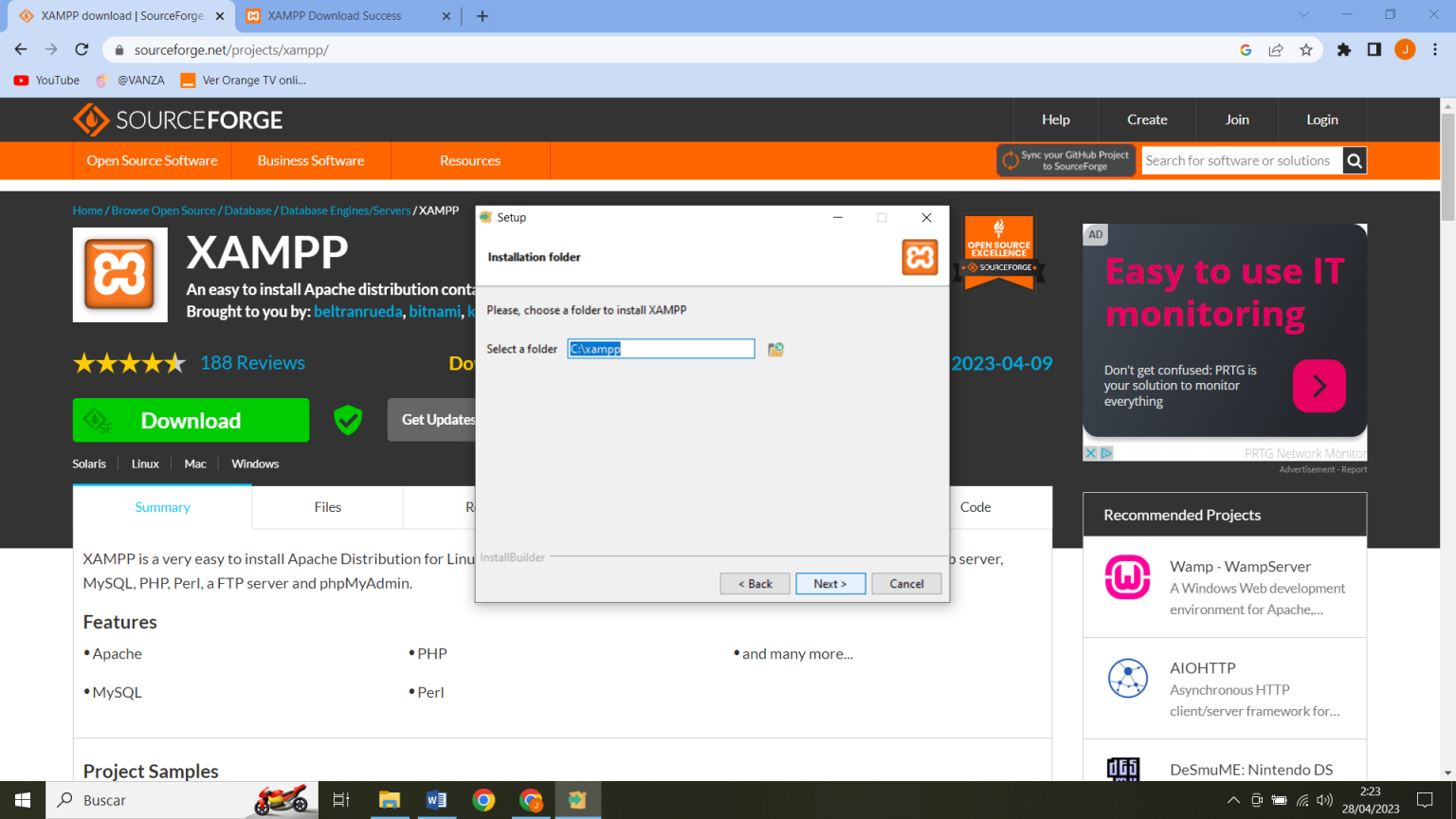 Pasos para instalar WordPress en XAMPP - Paco Salcedo