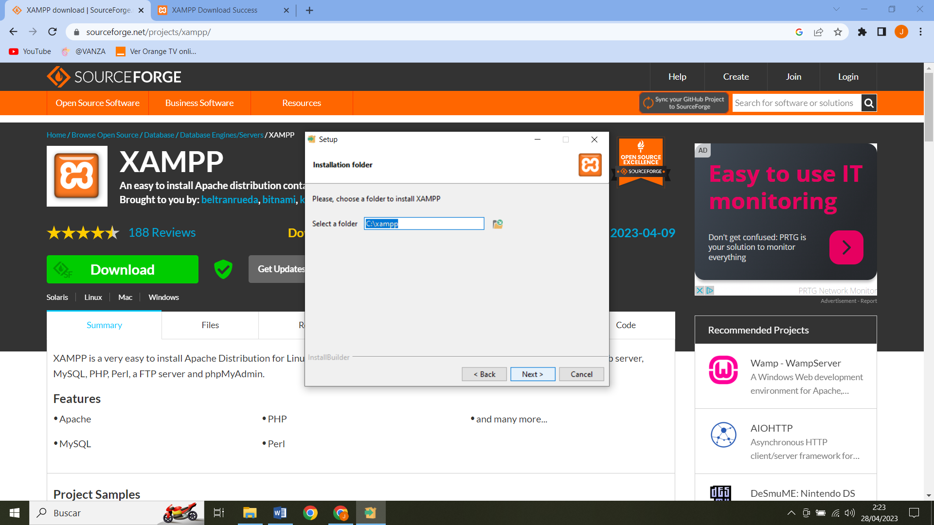 Pasos para instalar WordPress en XAMPP - Paco Salcedo